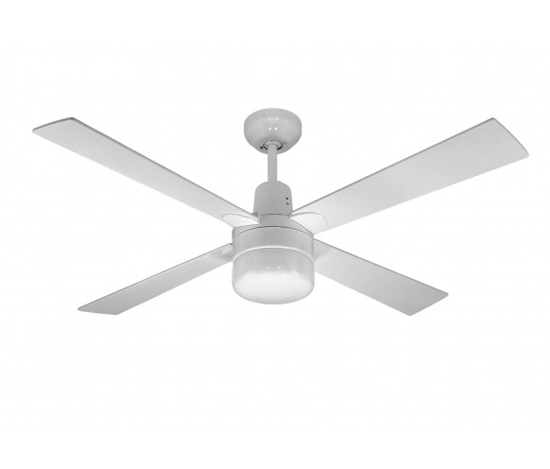 Martec Four Seasons Series Alpha 4 Blade Ceiling Fan & Clipper Light ...